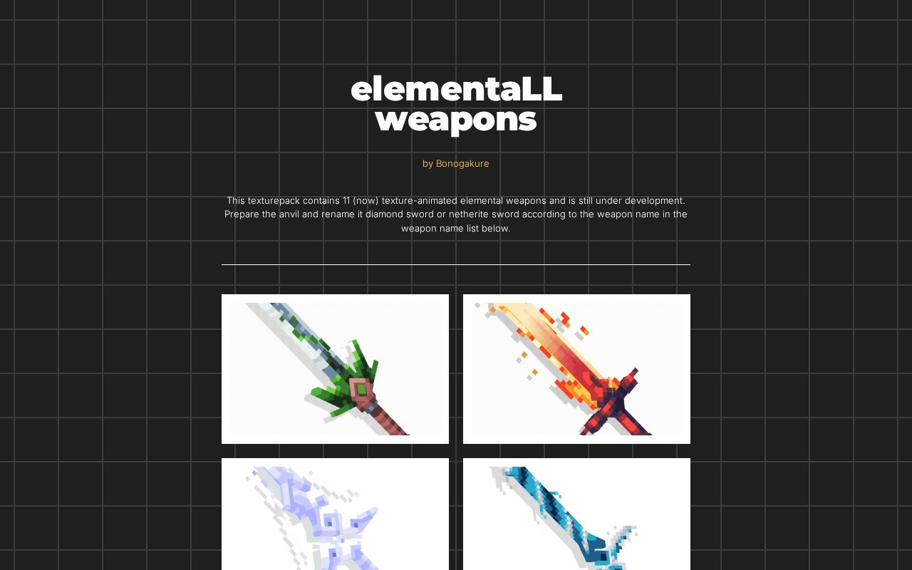 ElementaLL Weapons Guide